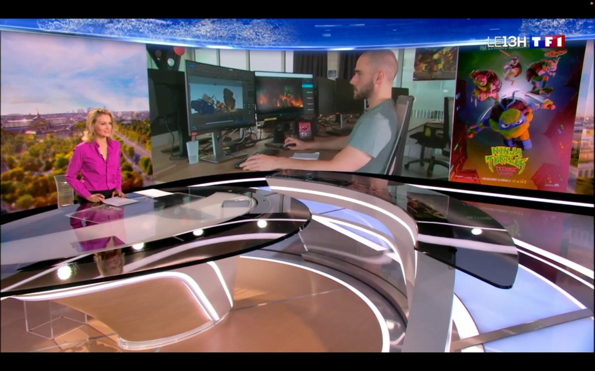 TF1 | "French studio brings Ninja Turtles back in 3D" - Mikros Animation