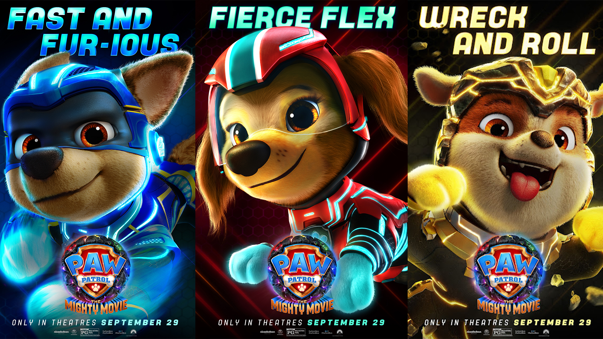 New 'PAW Patrol: The Mighty Movie' Character Posters Unveiled - Mikros ...